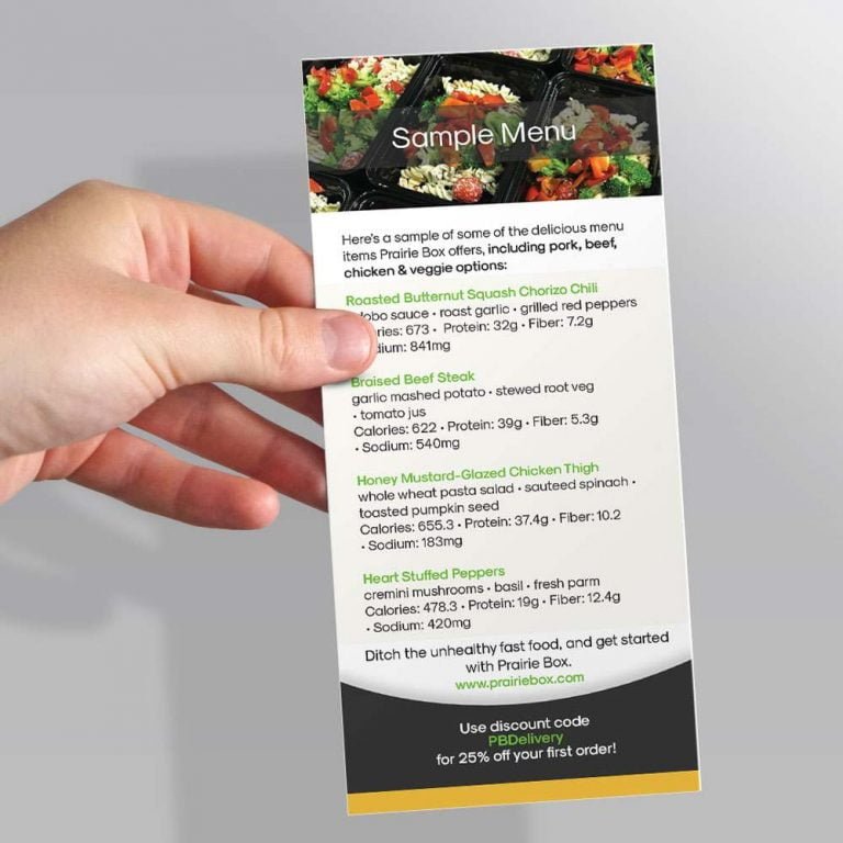 Custom Rack Cards Winnipeg - 4x9 Promotional & Tourism | Print It On
