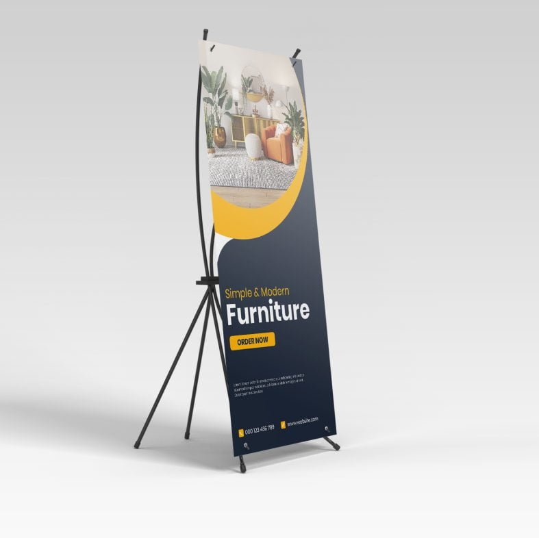 X-Frame Banners Winnipeg - Lightweight & Interchangeable | Print It On